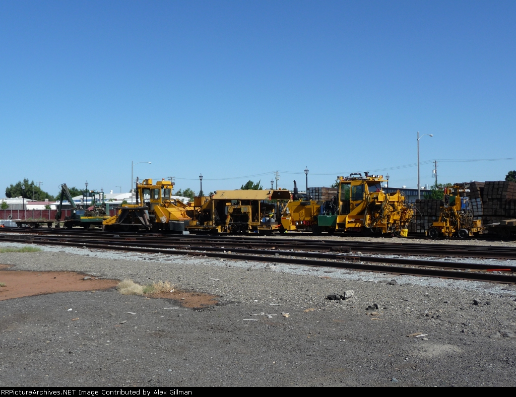 MOW Euqipment All Lined Up